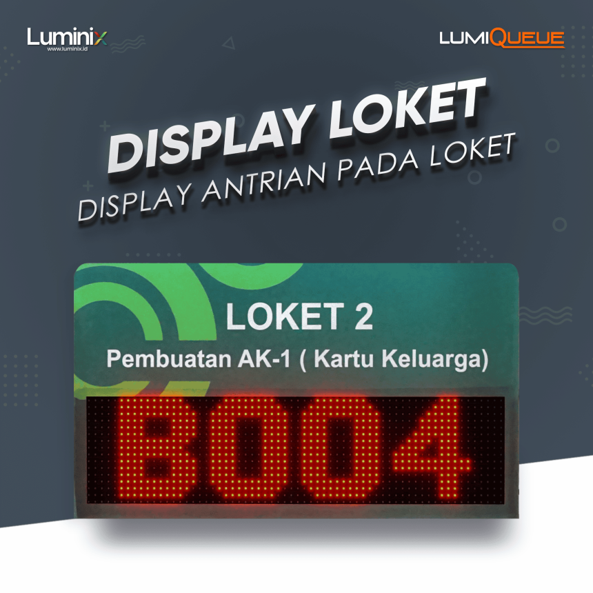 Mesin Antrian Multimedia Full Wireless 10 Loket – Display Loket ...