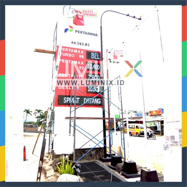 Display Harga TOTEM SPBU Full Set – Luminix