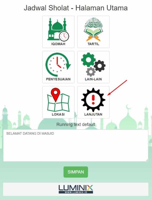 Kontroler JWS - SETTING AWAL » Luminix