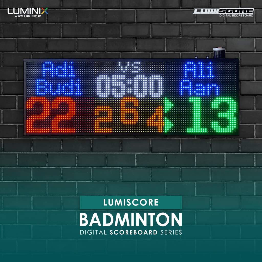 Scoreboard Digital Badminton LD-1035 | Digital Scoreboard Series – Luminix